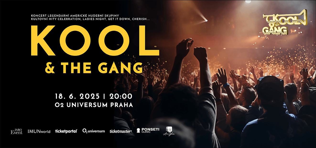 The legendary American music group Kool & the Gang will dance at Prague’s O2 universum on 18 ...