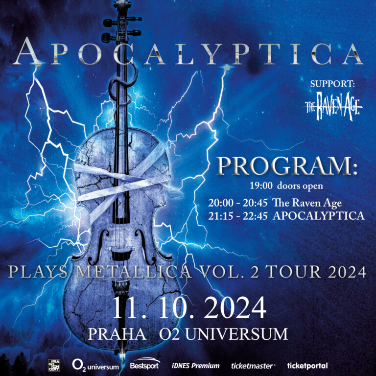 APOCALYPTICA – Plays Metallica Vol. 2 Tour 2024 – O2 universum